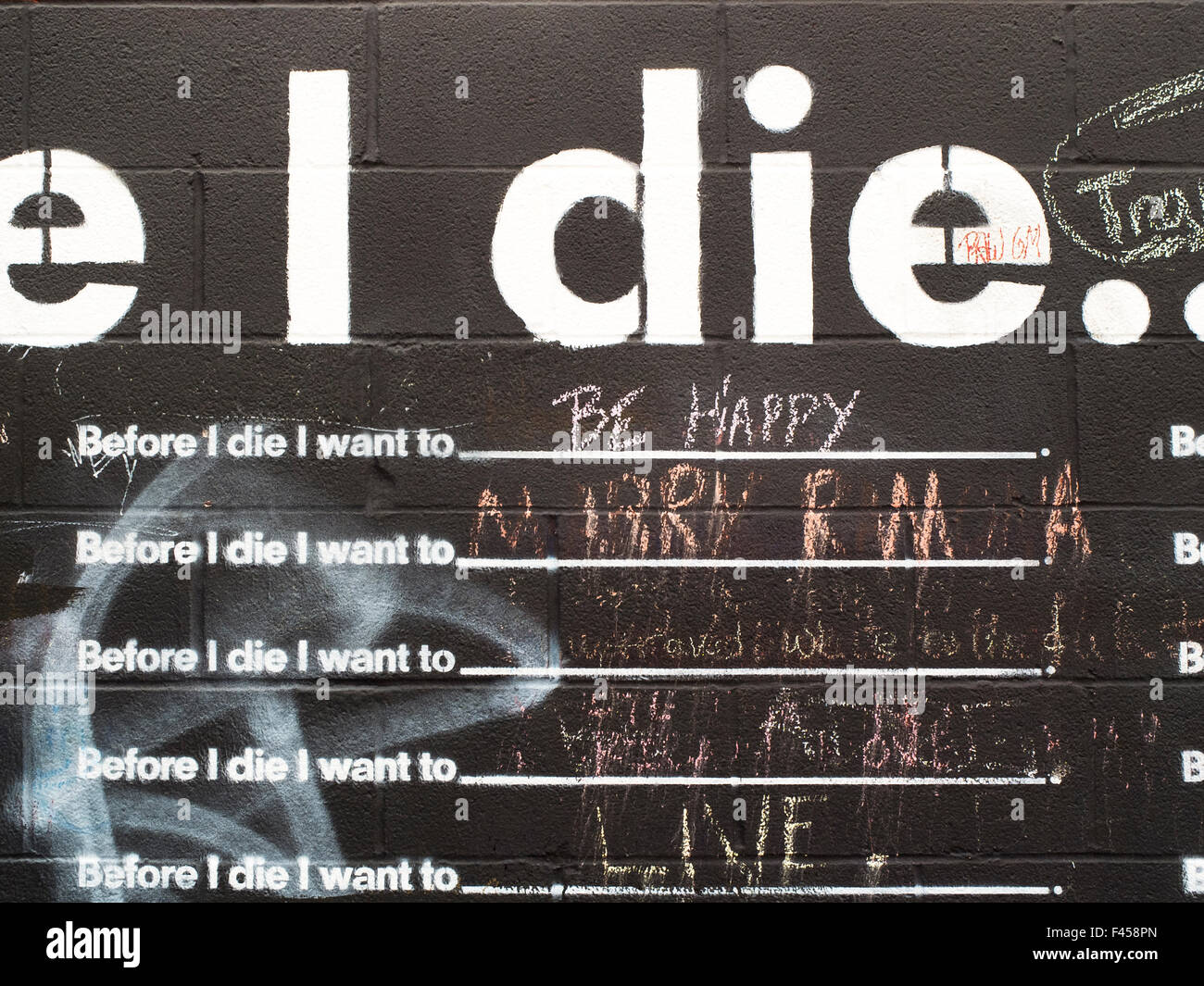 A public art project in New Orleans created by local artist Candy Chang ...