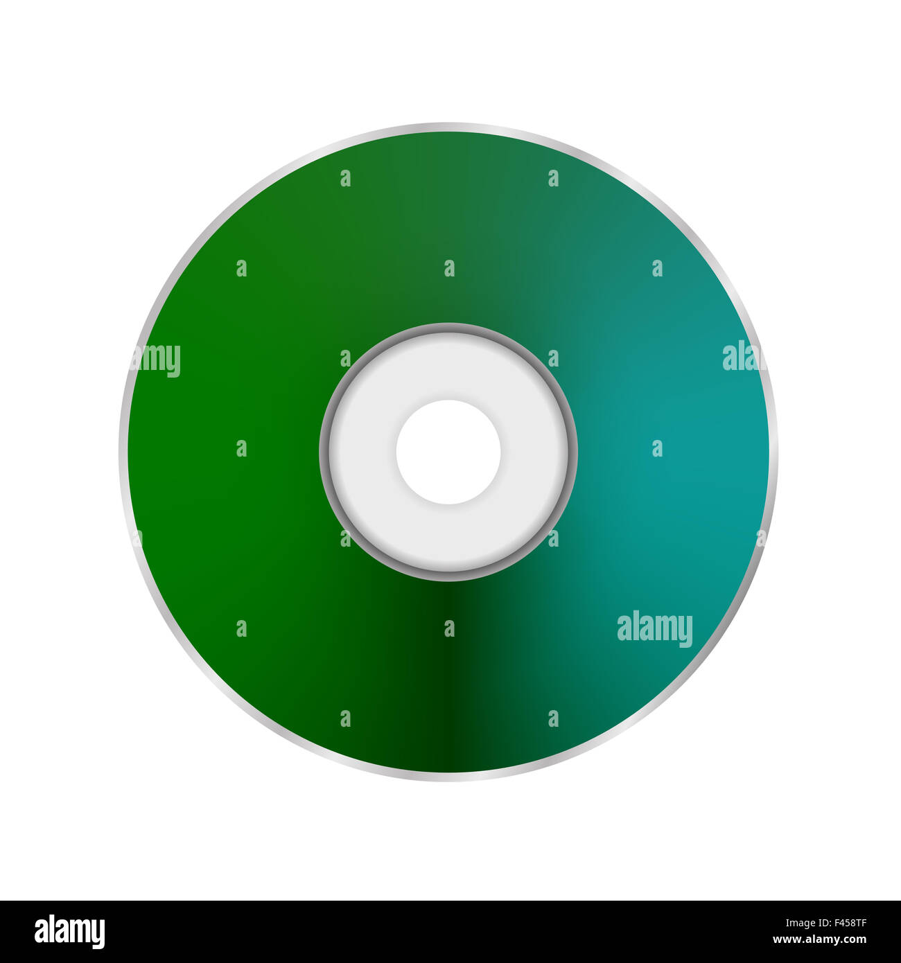 Green Compact Disc Stock Photo - Alamy