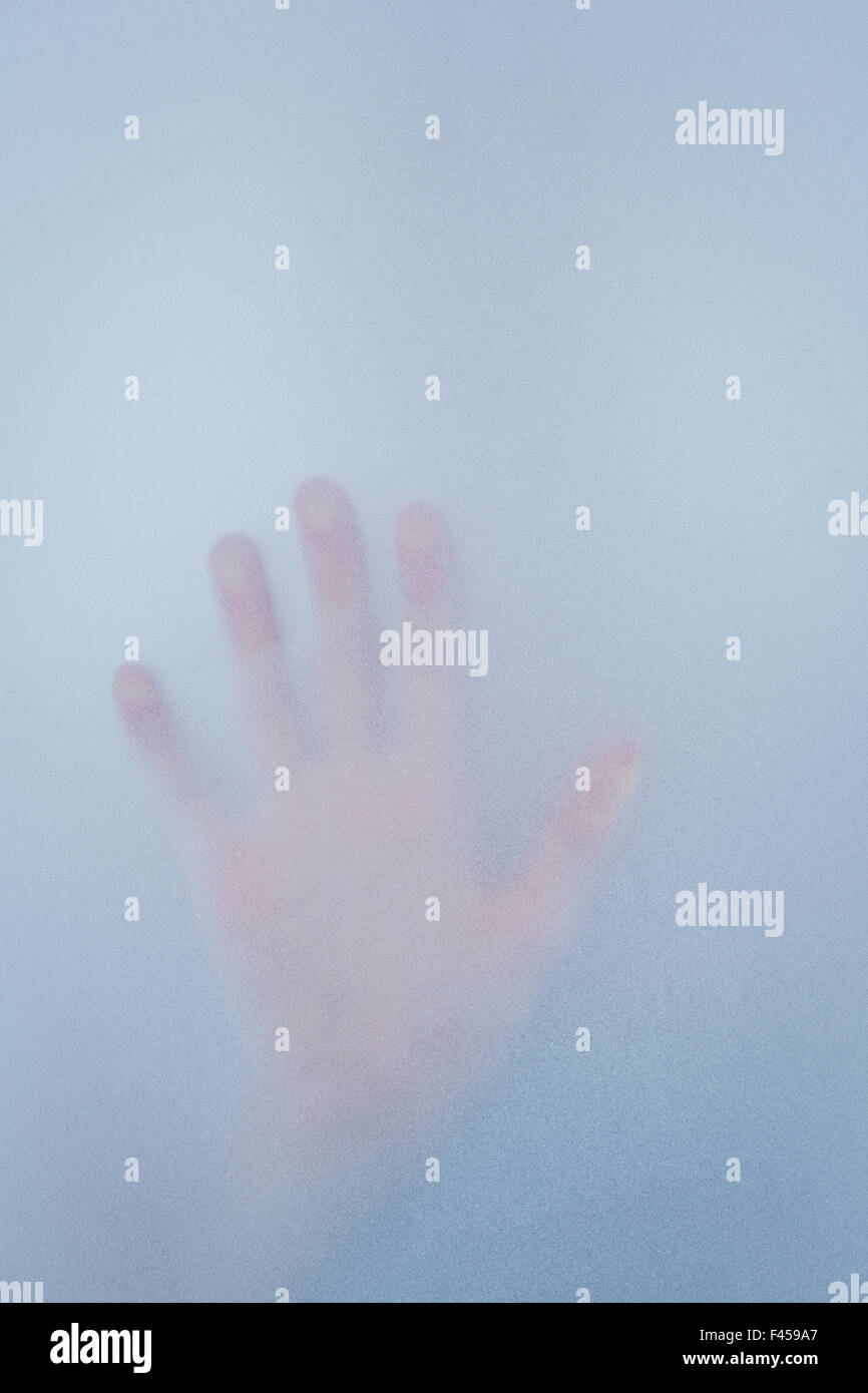 Hand touching glass hi-res stock photography and images - Alamy