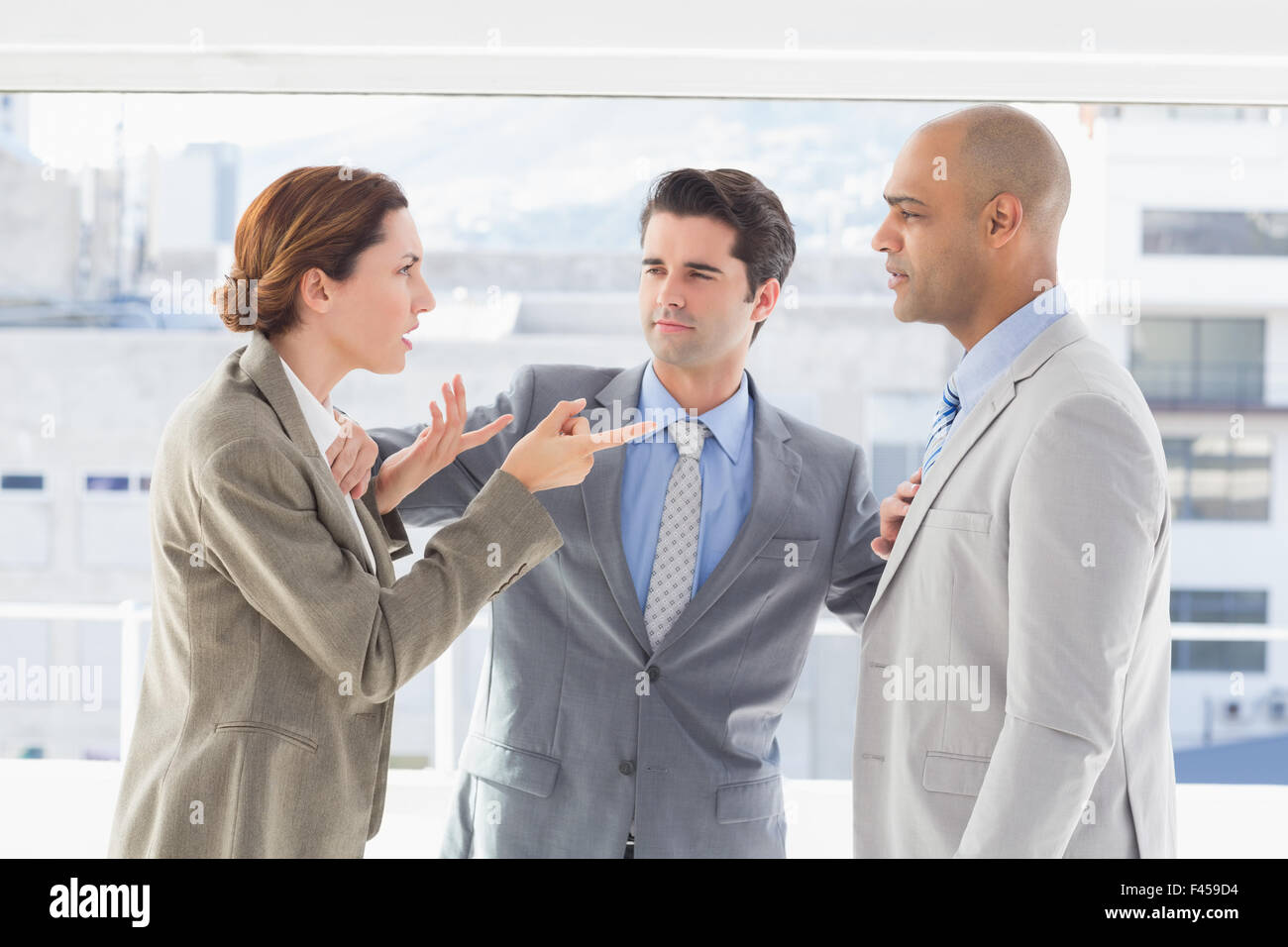 Business colleagues having a disagreement Stock Photo - Alamy