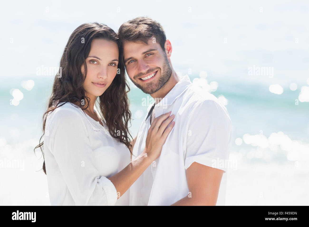 happy couple smiling Stock Photo - Alamy