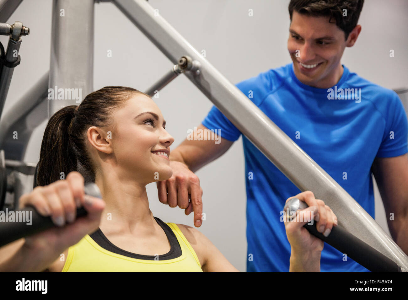 Woman personal trainer using hi-res stock photography and images - Alamy