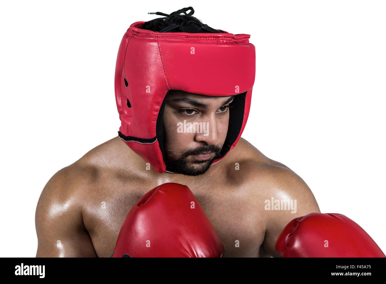 Muscular man boxing in crossfit hi-res stock photography and images - Alamy