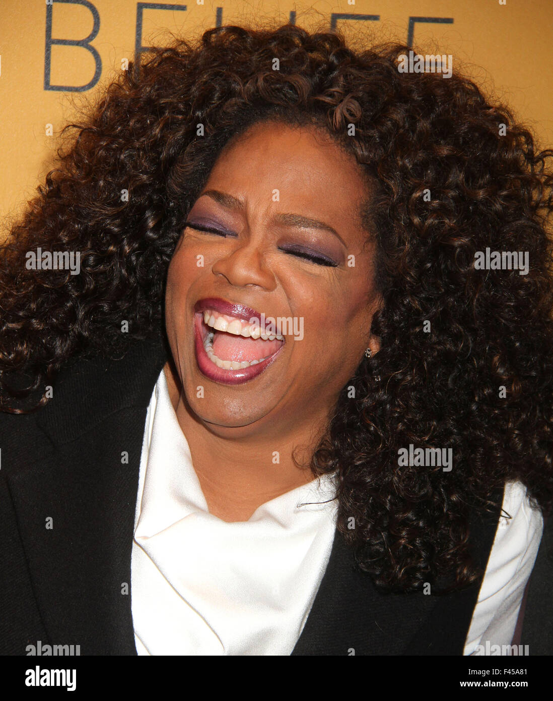 New York, USA. 14th Oct, 2015. OPRAH WINFREY attends the OWN premiere ...