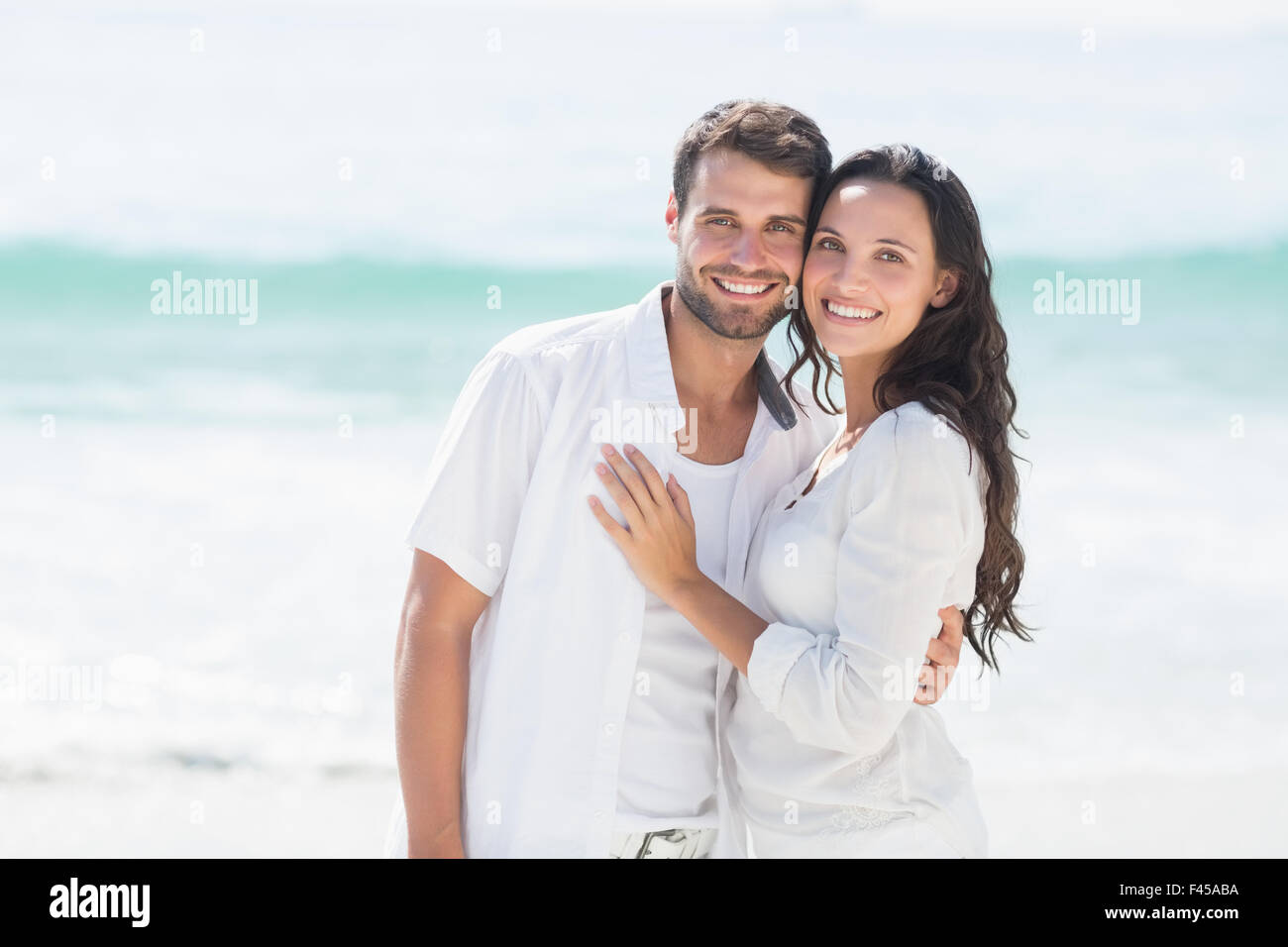 happy couple smiling Stock Photo - Alamy
