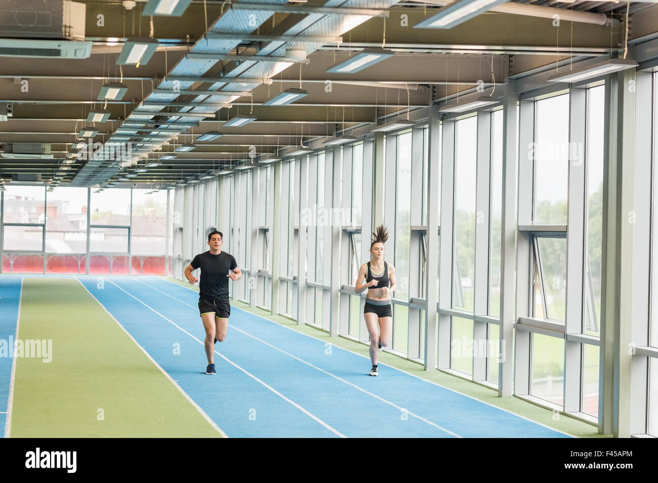 Indoor athletics track hi-res stock photography and images - Alamy