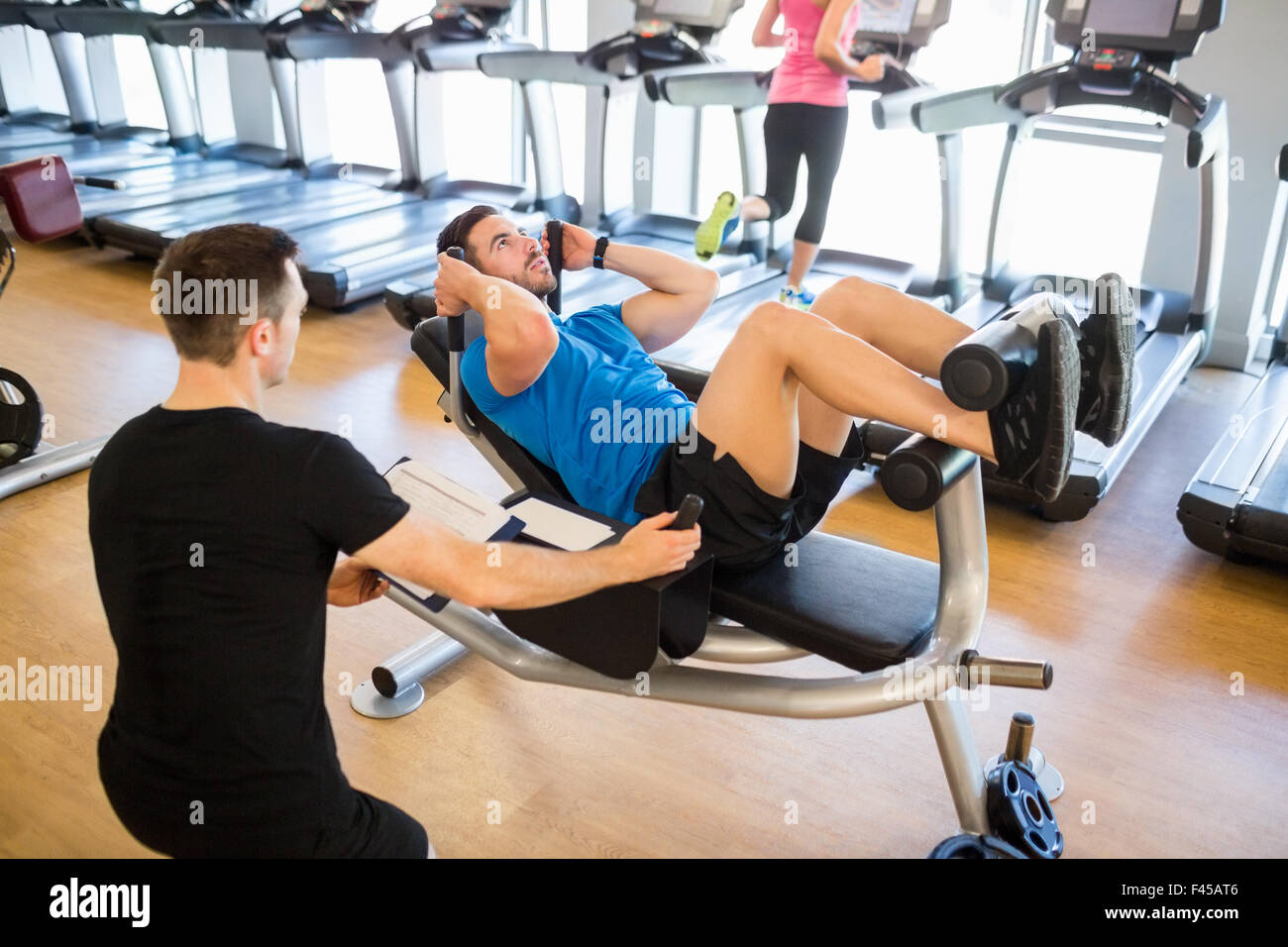 Man doing sit ups hi-res stock photography and images - Alamy