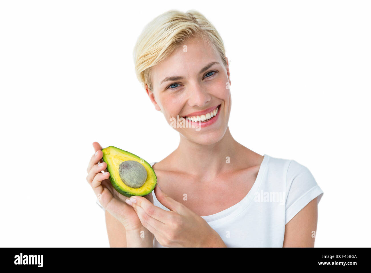 Pretty young woman avocado hi-res stock photography and images - Alamy