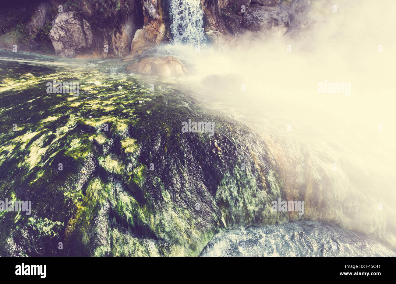 Hot springs in Greece Stock Photo - Alamy