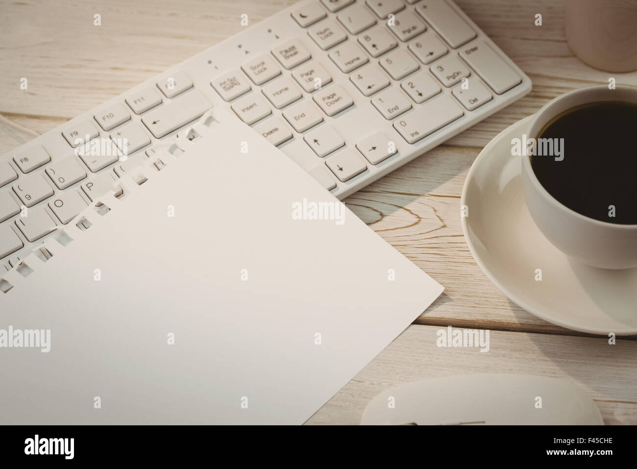 Sheet of paper on keyboard Stock Photo - Alamy
