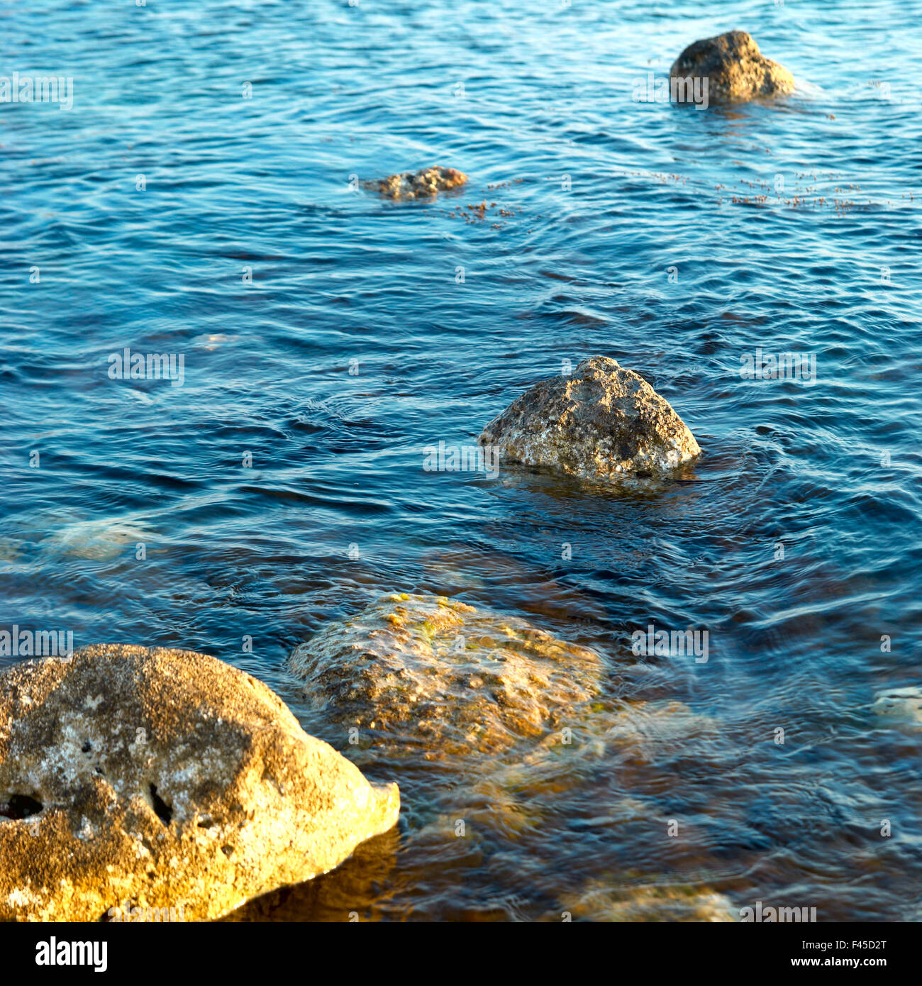 Beautiful sunrise seaside stones hi-res stock photography and images ...