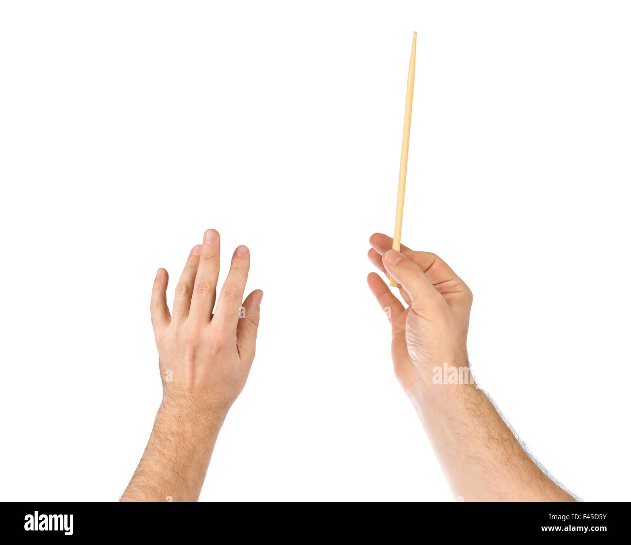 Music conductor hands Stock Photo - Alamy