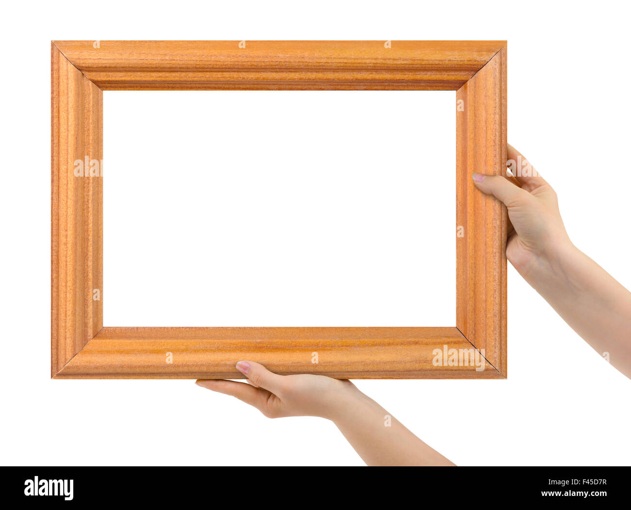 Frame in hands Stock Photo - Alamy