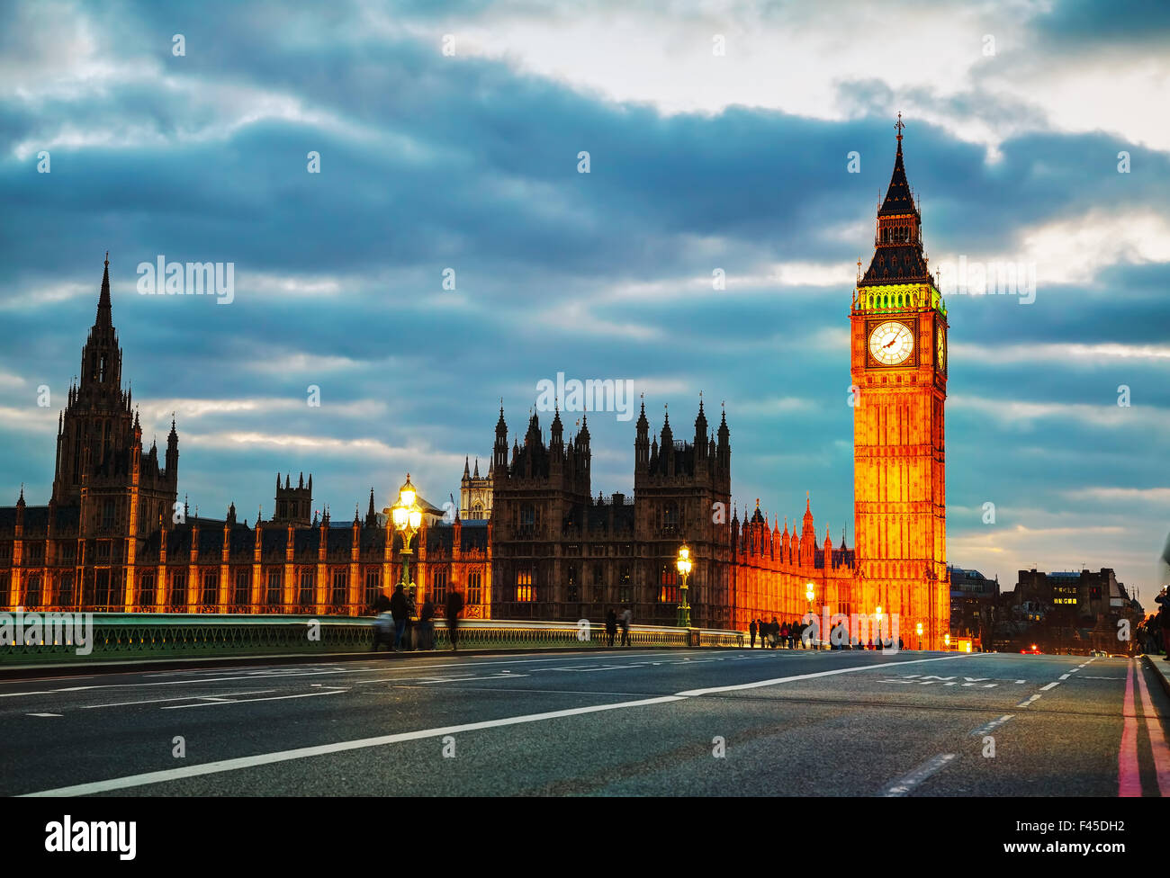 Elizabeth tower in London Stock Photo - Alamy