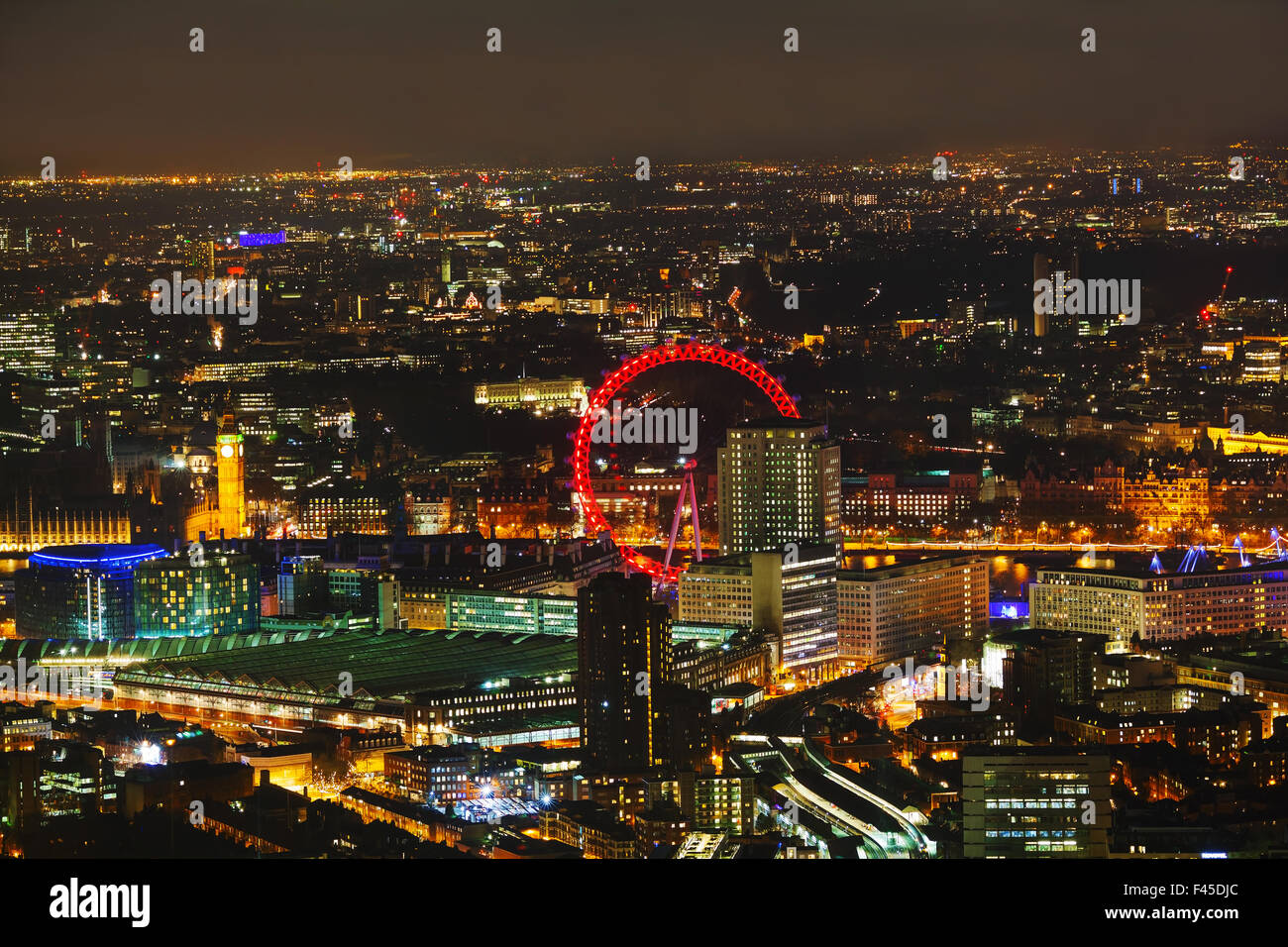 Aerial overview of London Stock Photo - Alamy