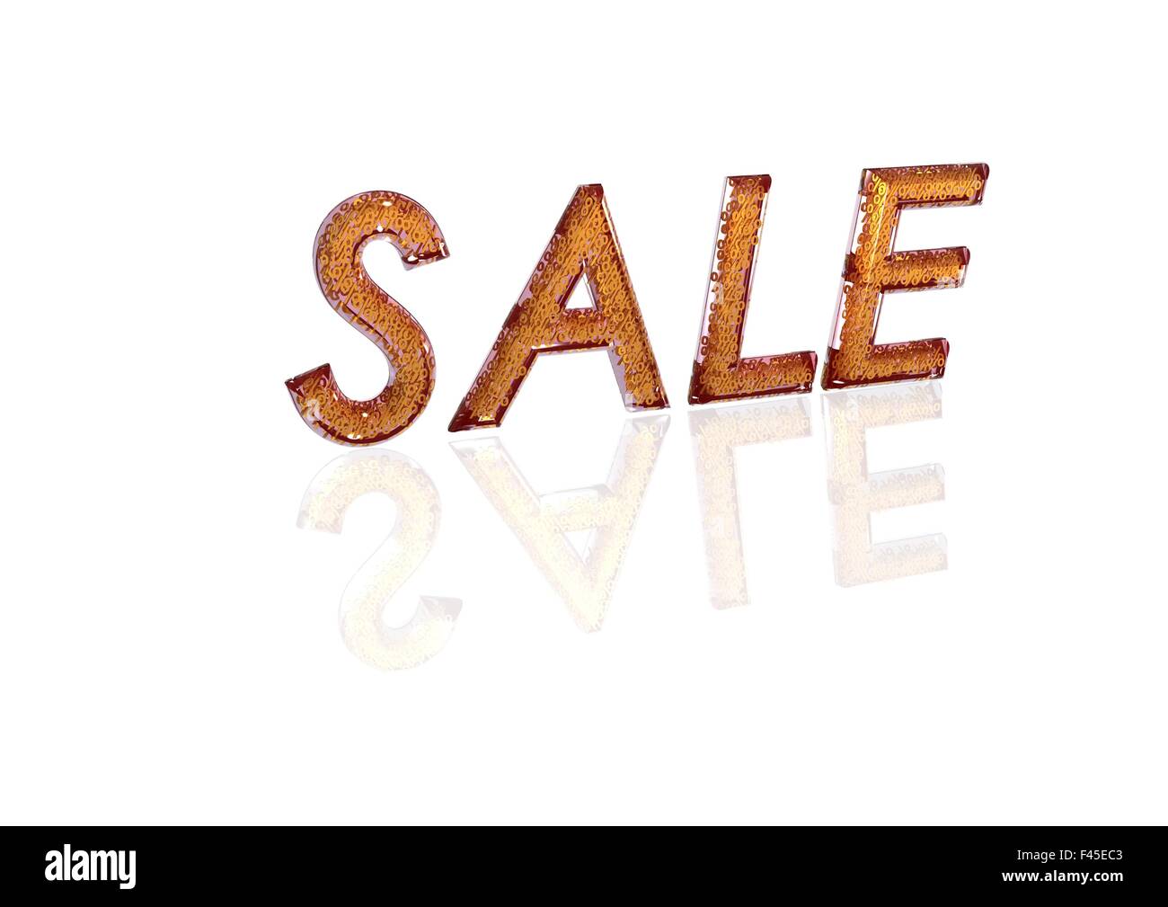 Word SALE made from percentage symbols Stock Photo - Alamy
