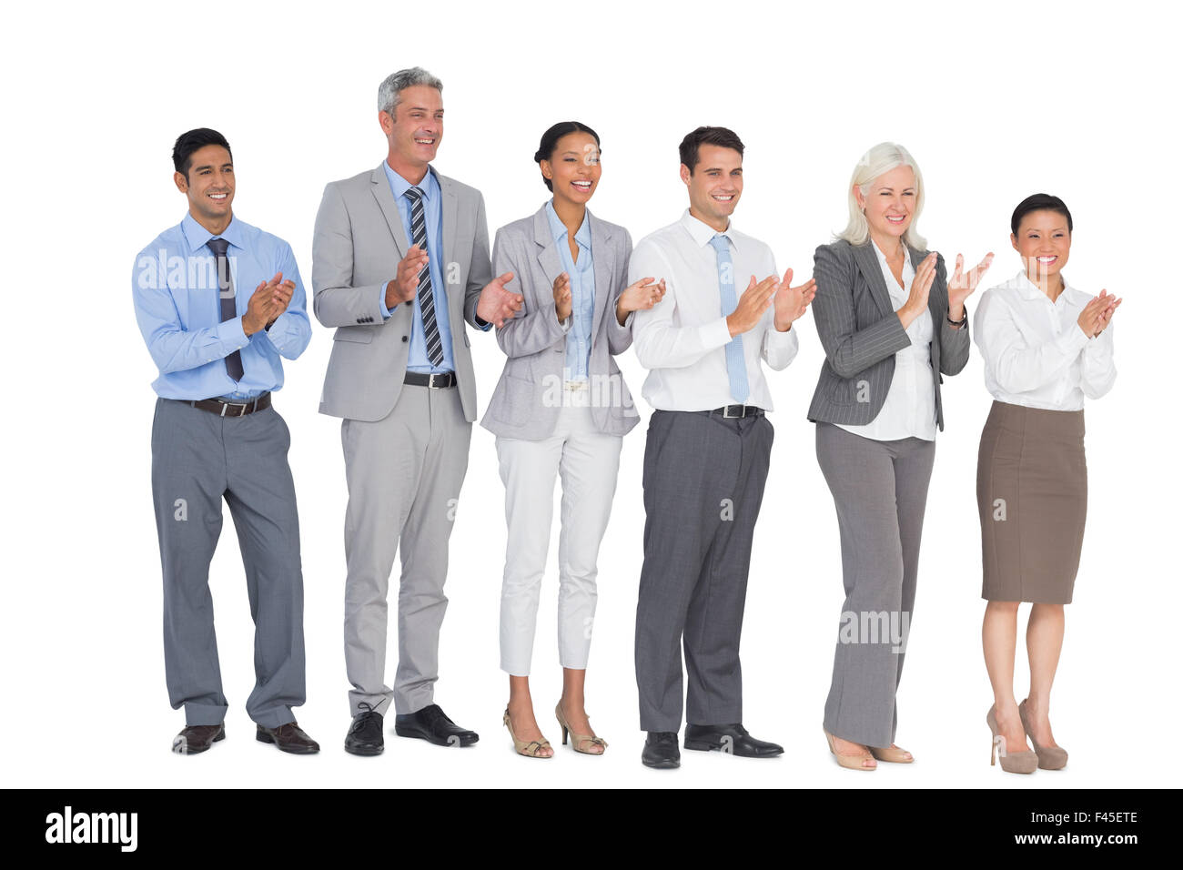 Success applause business people Cut Out Stock Images & Pictures - Alamy