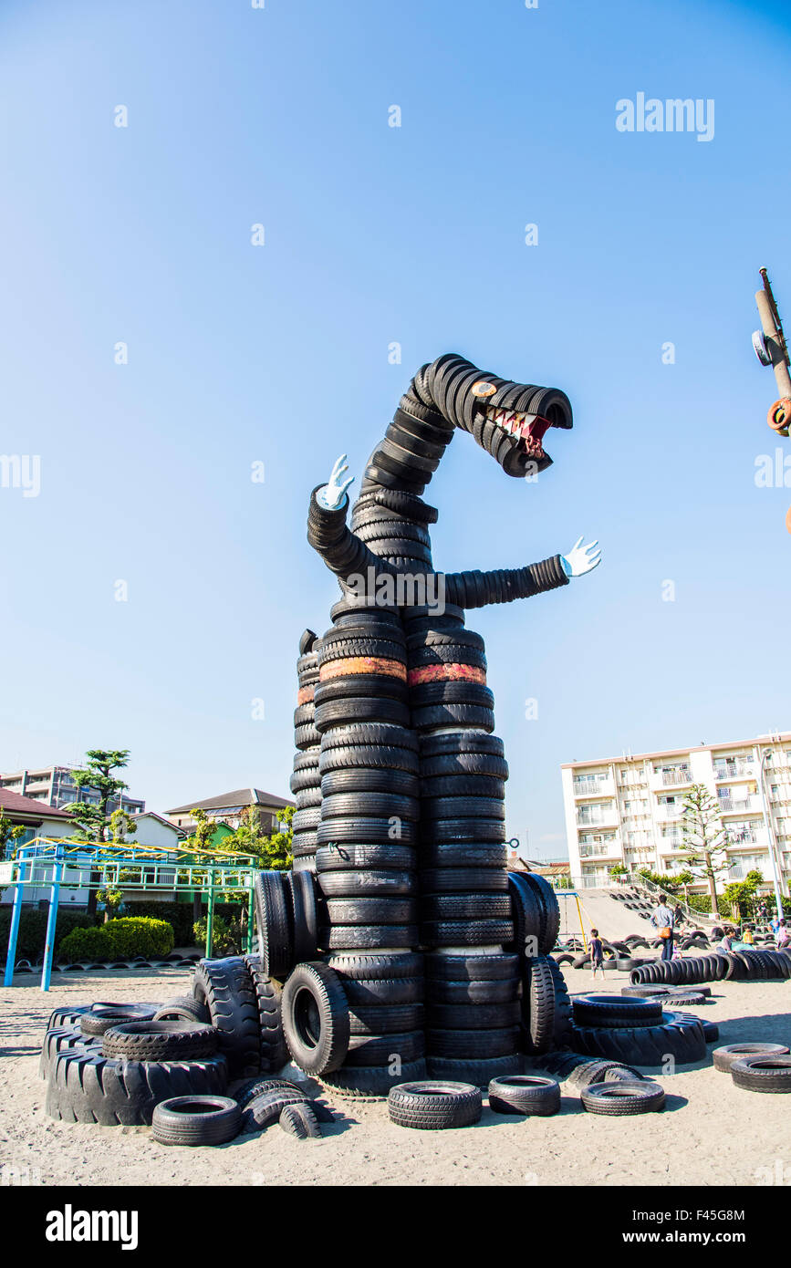 Tokyo japan nishi rokugo tire park hi-res stock photography and images ...