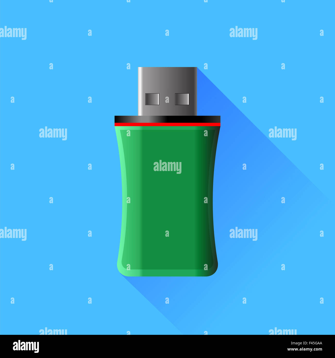 Green Memory Stick Stock Photo - Alamy