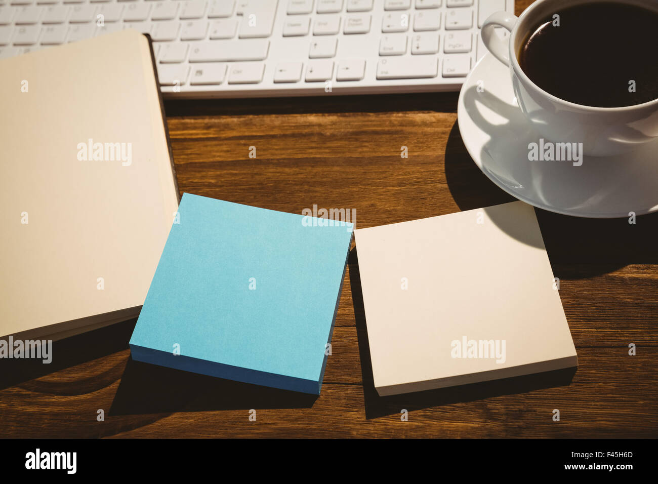 Overhead shot of post its Stock Photo - Alamy