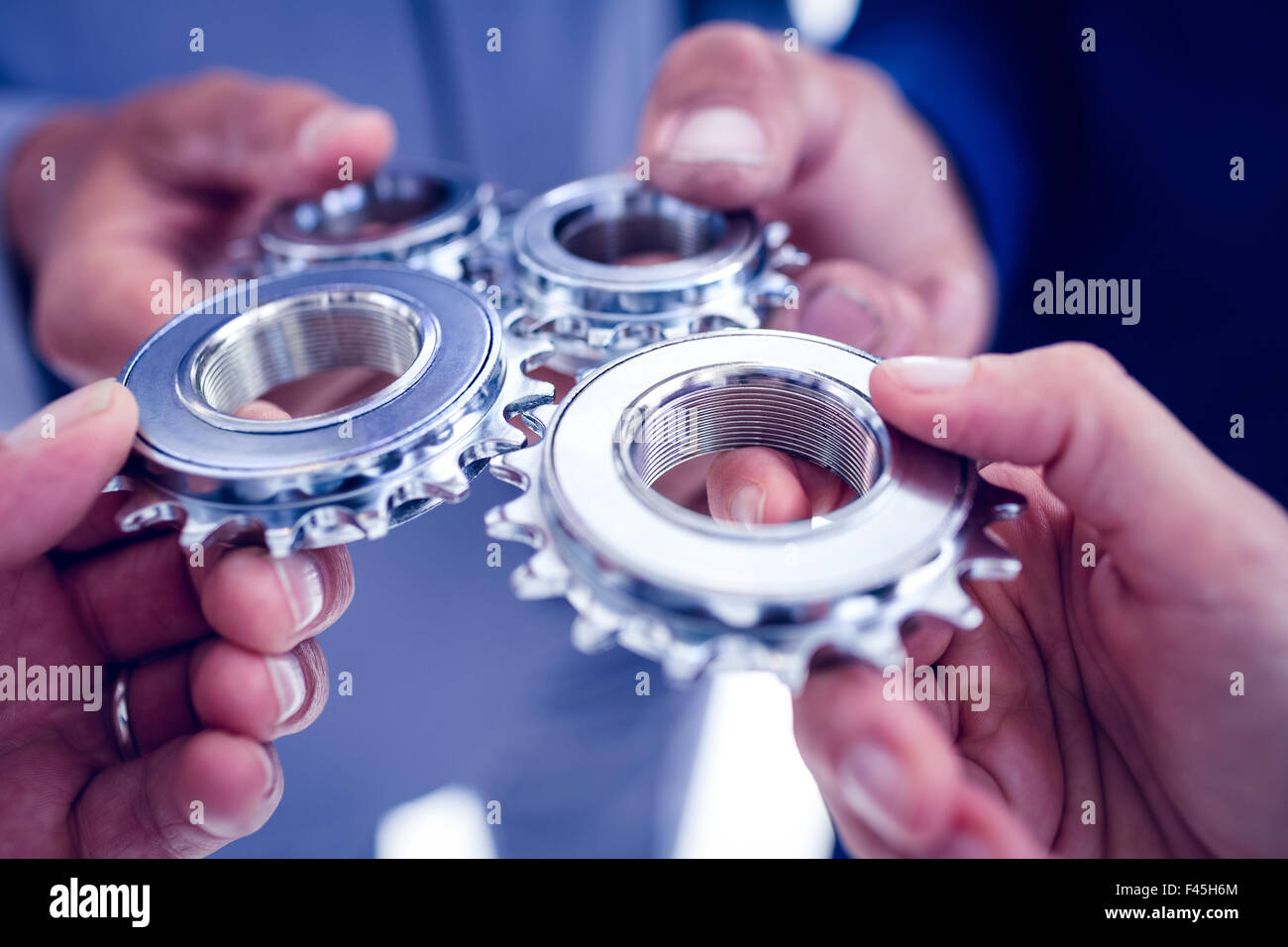 Business team solving a problem Stock Photo - Alamy