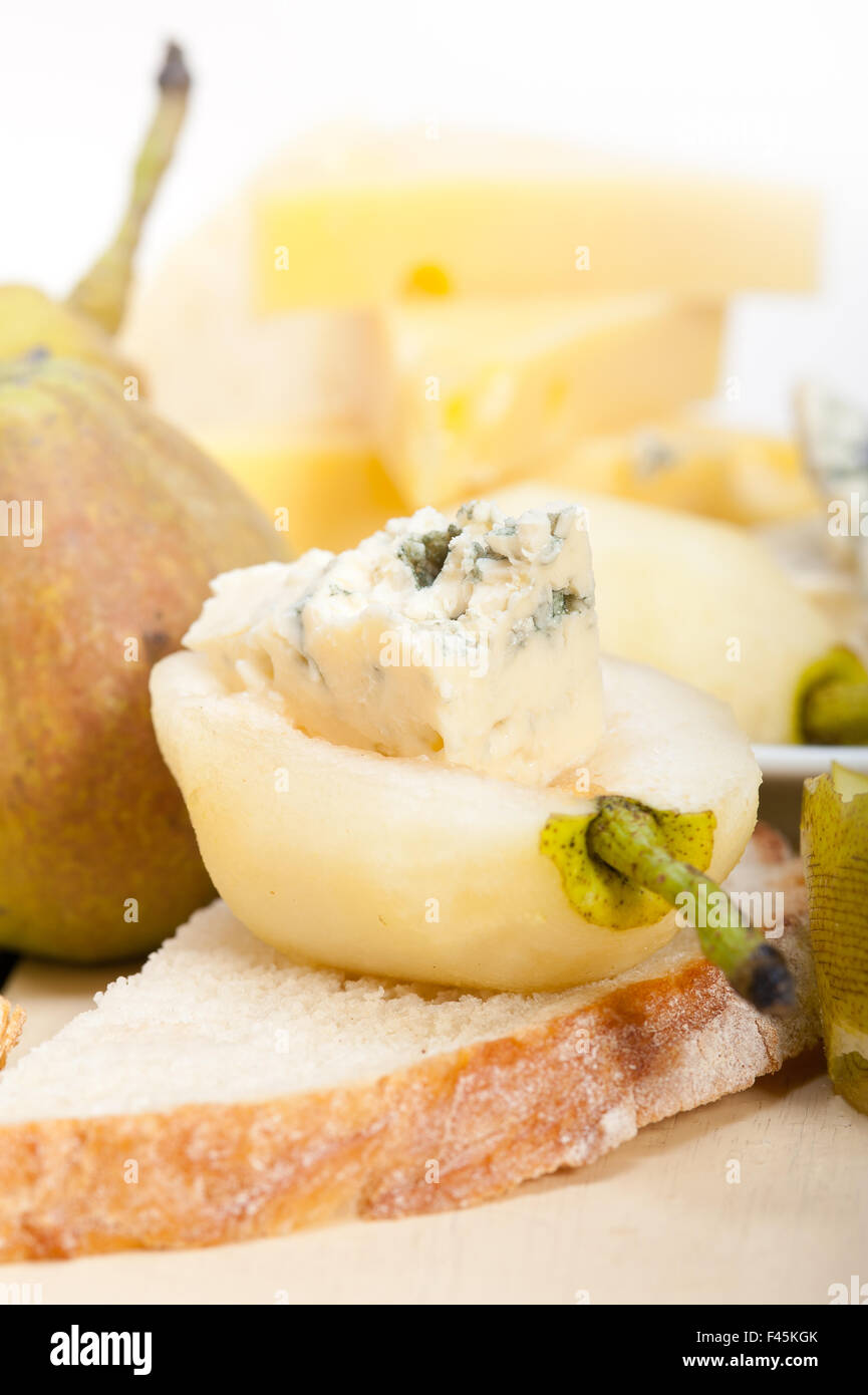 cheese and pears Stock Photo - Alamy