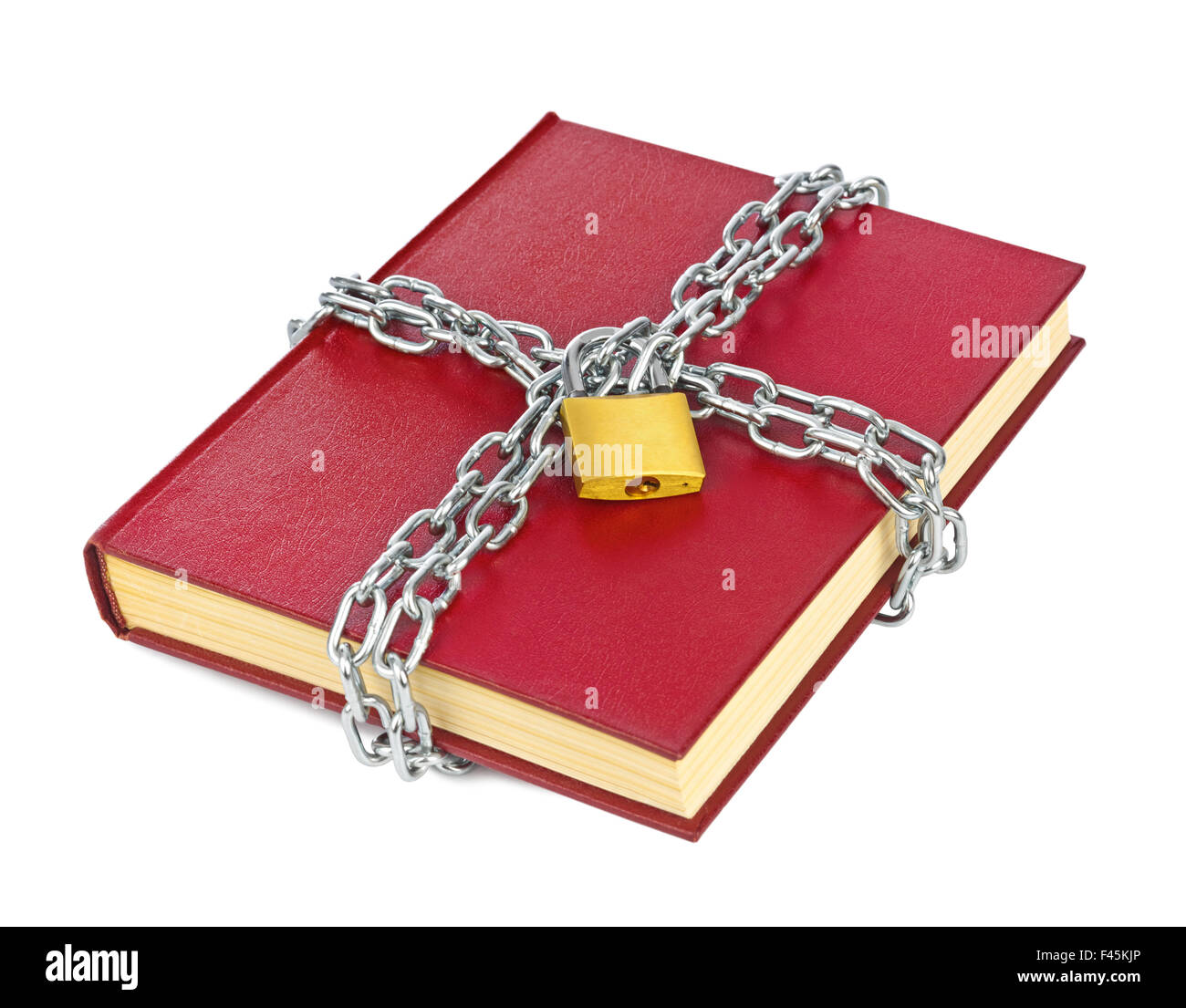 Book and chain Stock Photo - Alamy