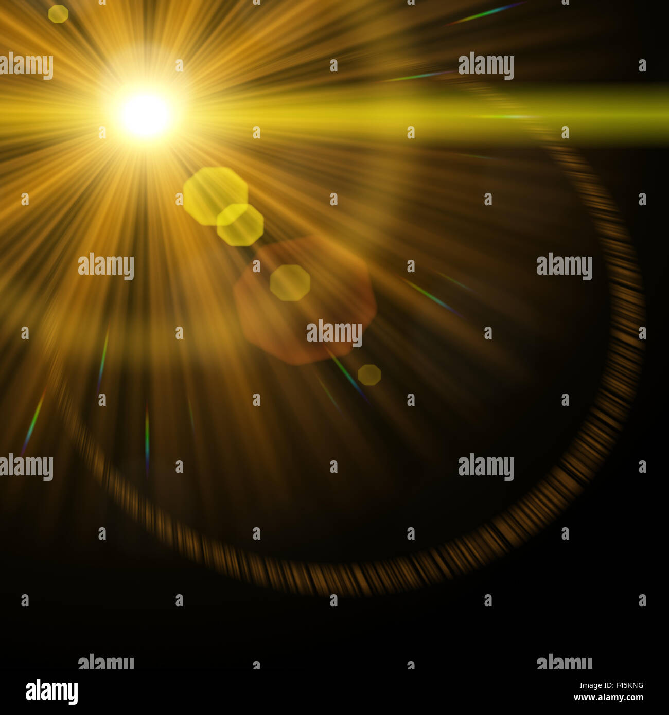 Lens flare design hi-res stock photography and images - Alamy
