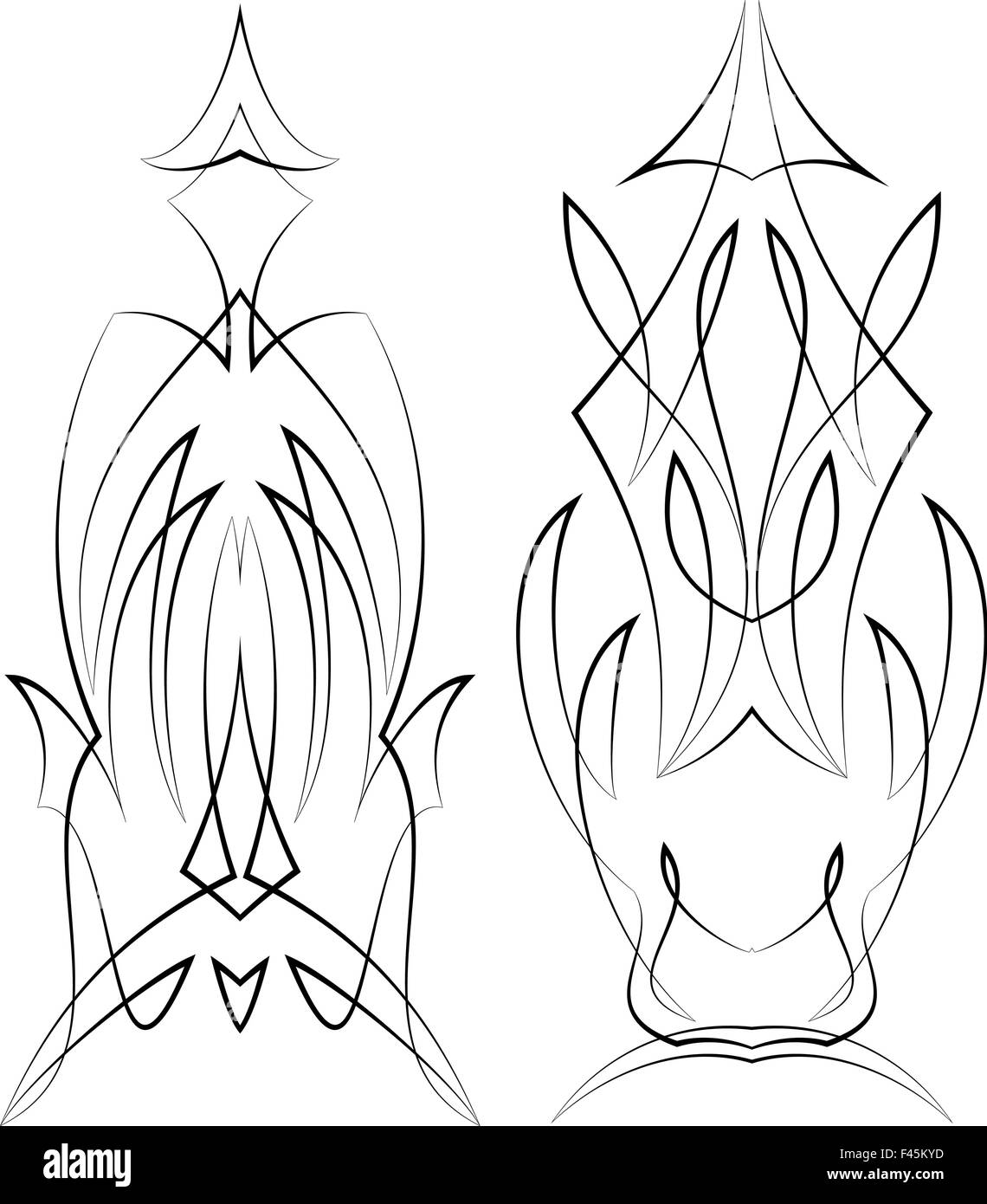 Pinstripe Graphics : Vinyl Ready Vector Art Stock Vector Image & Art ...