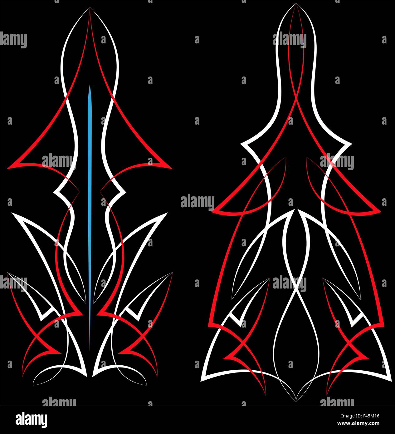 Pinstripe Graphics : Vinyl Ready Vector Art Stock Vector Image & Art ...