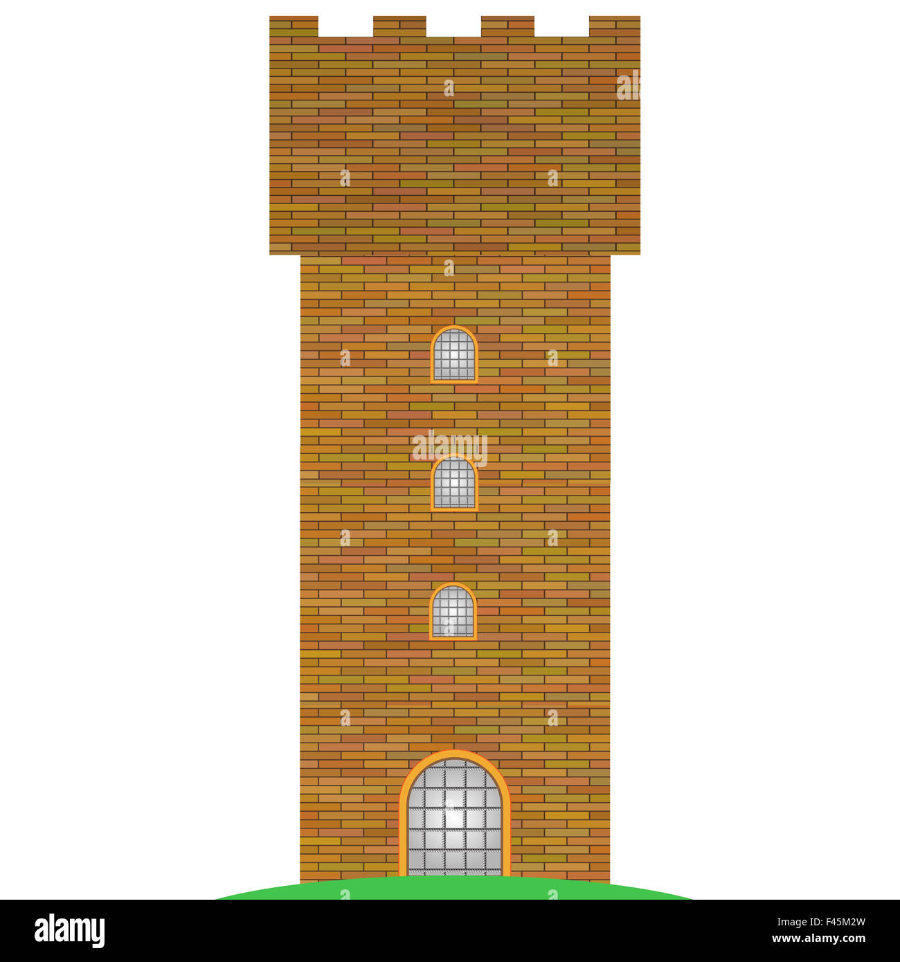 Old Brick Tower Stock Photo - Alamy