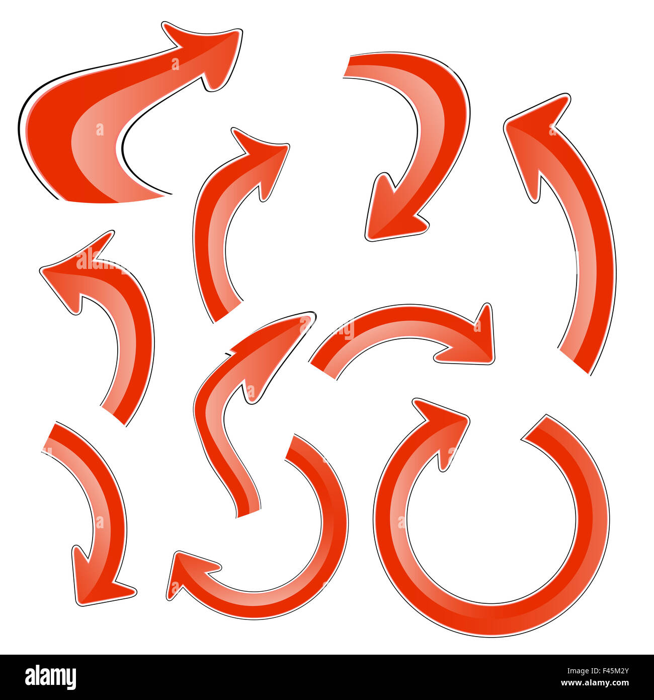 Reflective arrows hi-res stock photography and images - Alamy