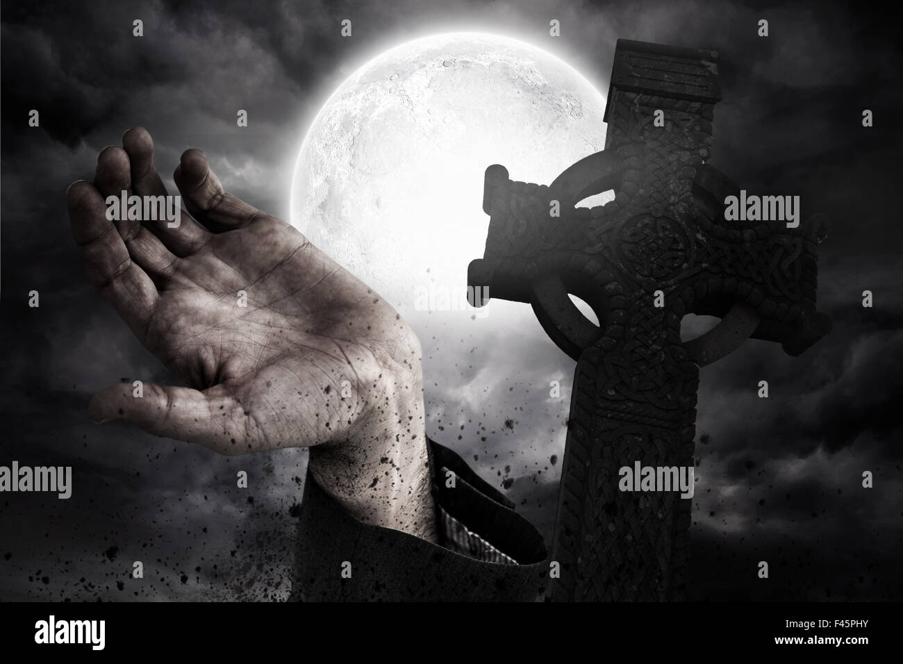 Hand rising grave hi-res stock photography and images - Alamy