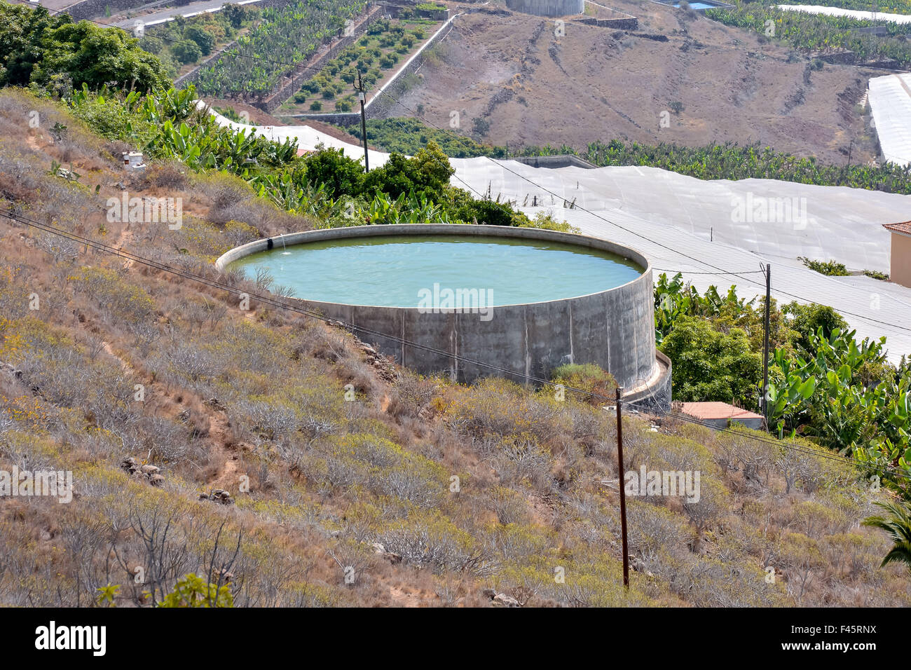 Round Water Pond Stock Photo - Alamy