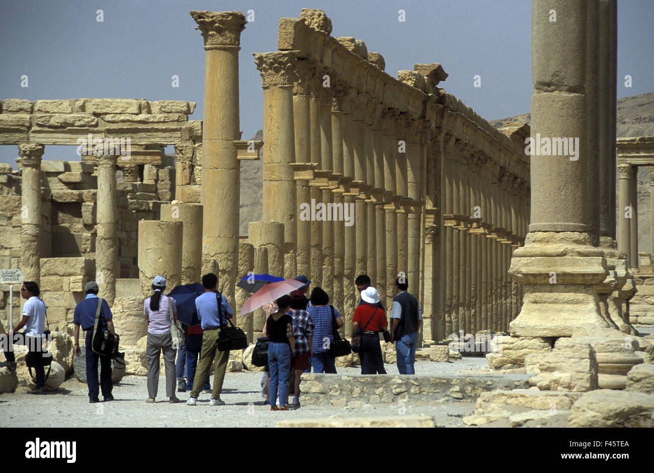 SYRIA PALMYRA ROMAN RUINS Stock Photo - Alamy