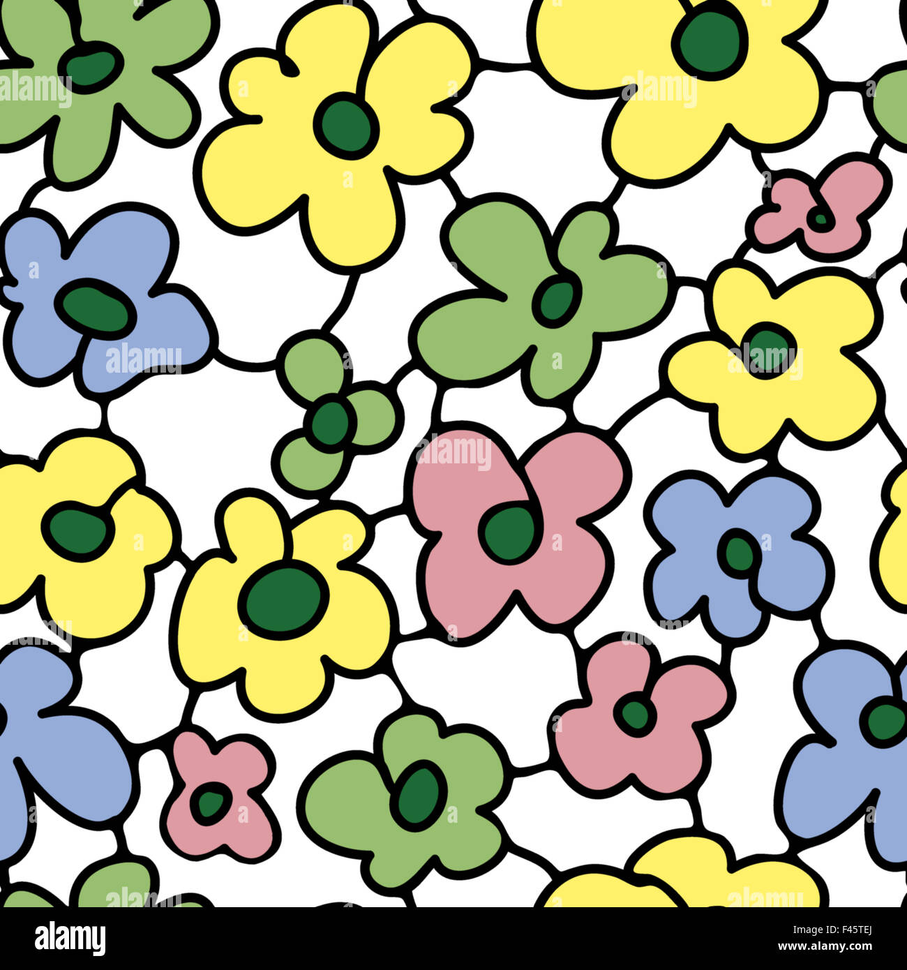 Floral seemless pattern hi-res stock photography and images - Alamy