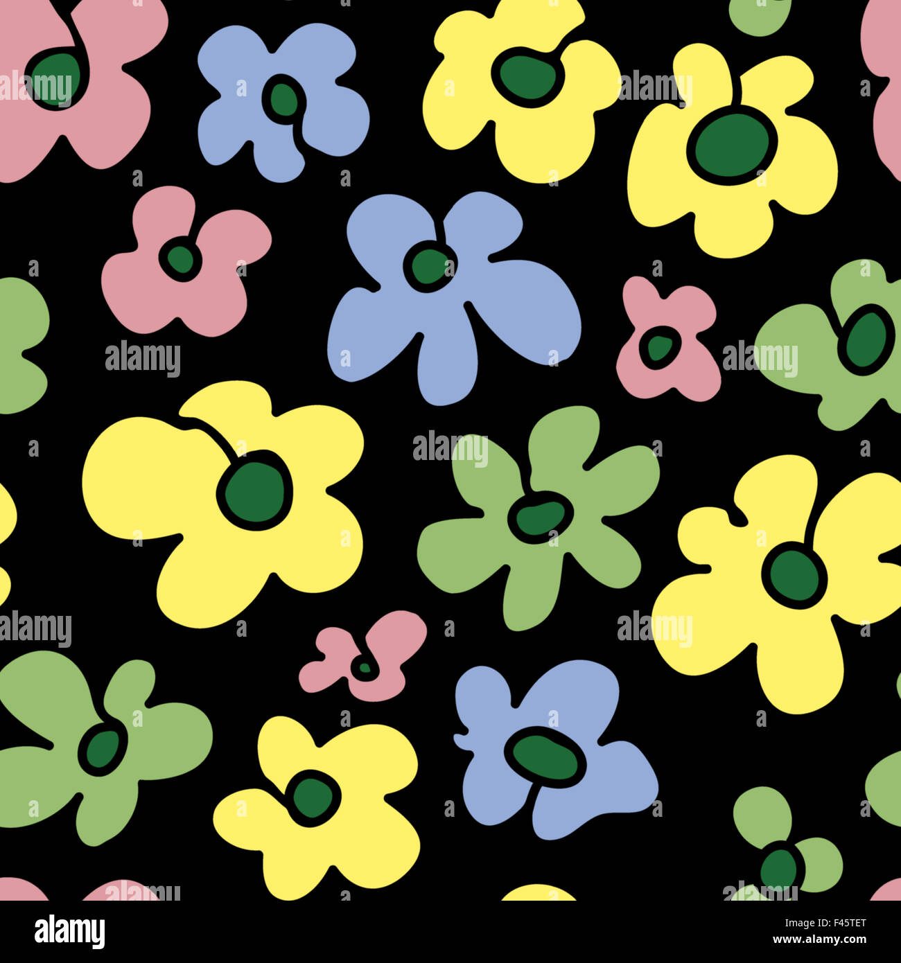 Floral seemless pattern hi-res stock photography and images - Alamy
