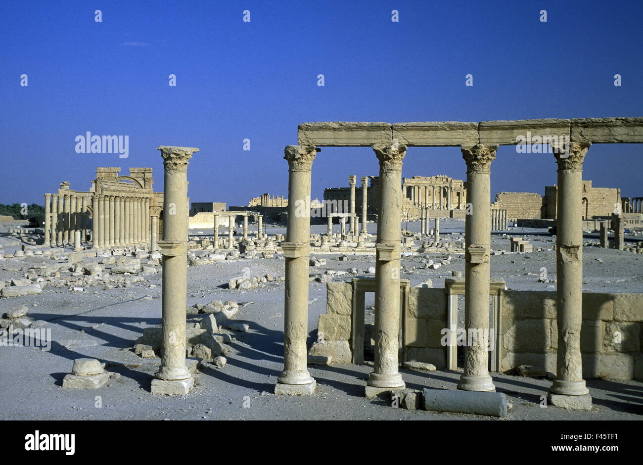 SYRIA PALMYRA ROMAN RUINS Stock Photo - Alamy