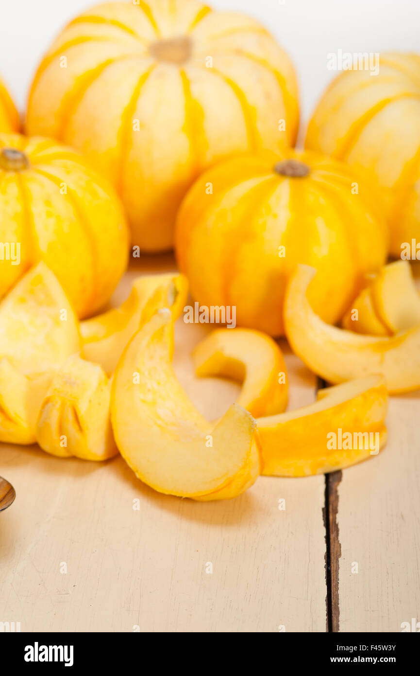 fresh yellow pumpkin Stock Photo - Alamy