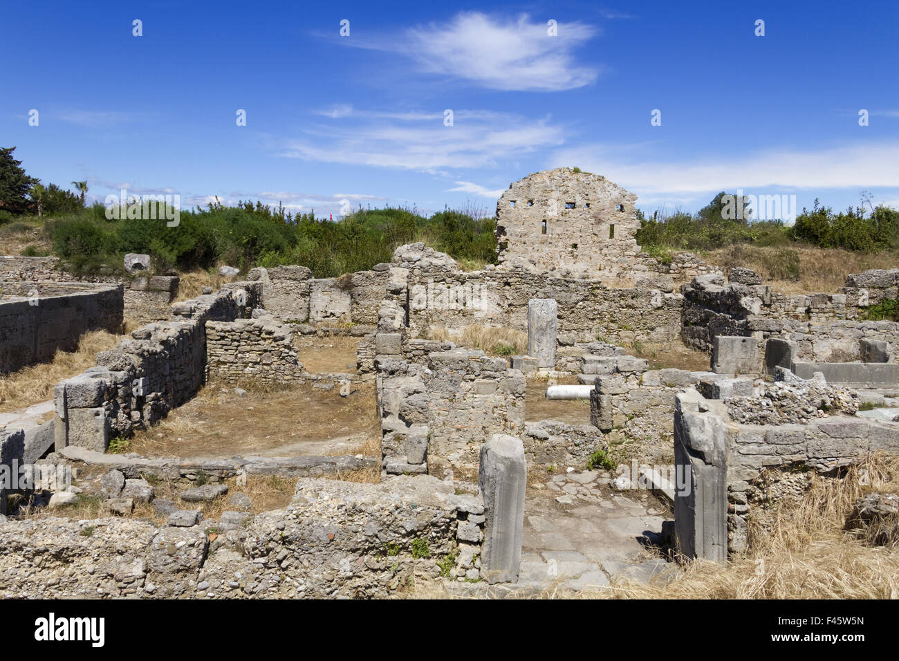 Peristyl house in Side Stock Photo - Alamy