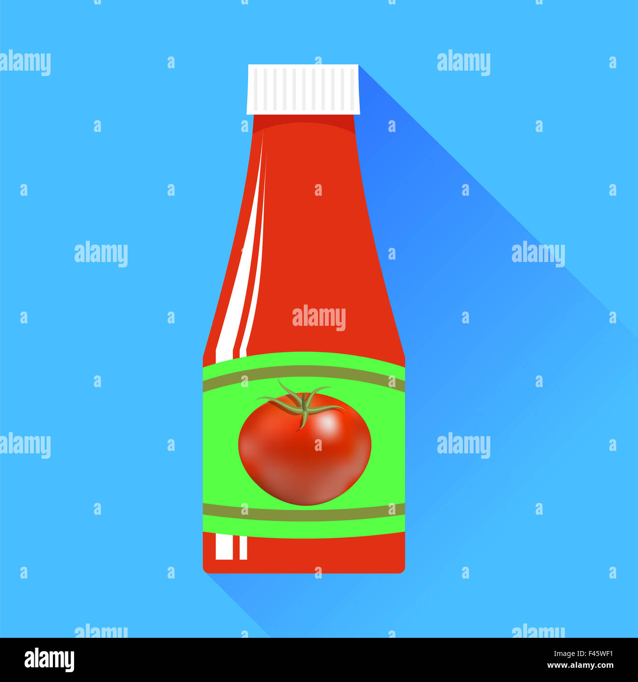 Cartoon ketchup bottle hi-res stock photography and images - Alamy