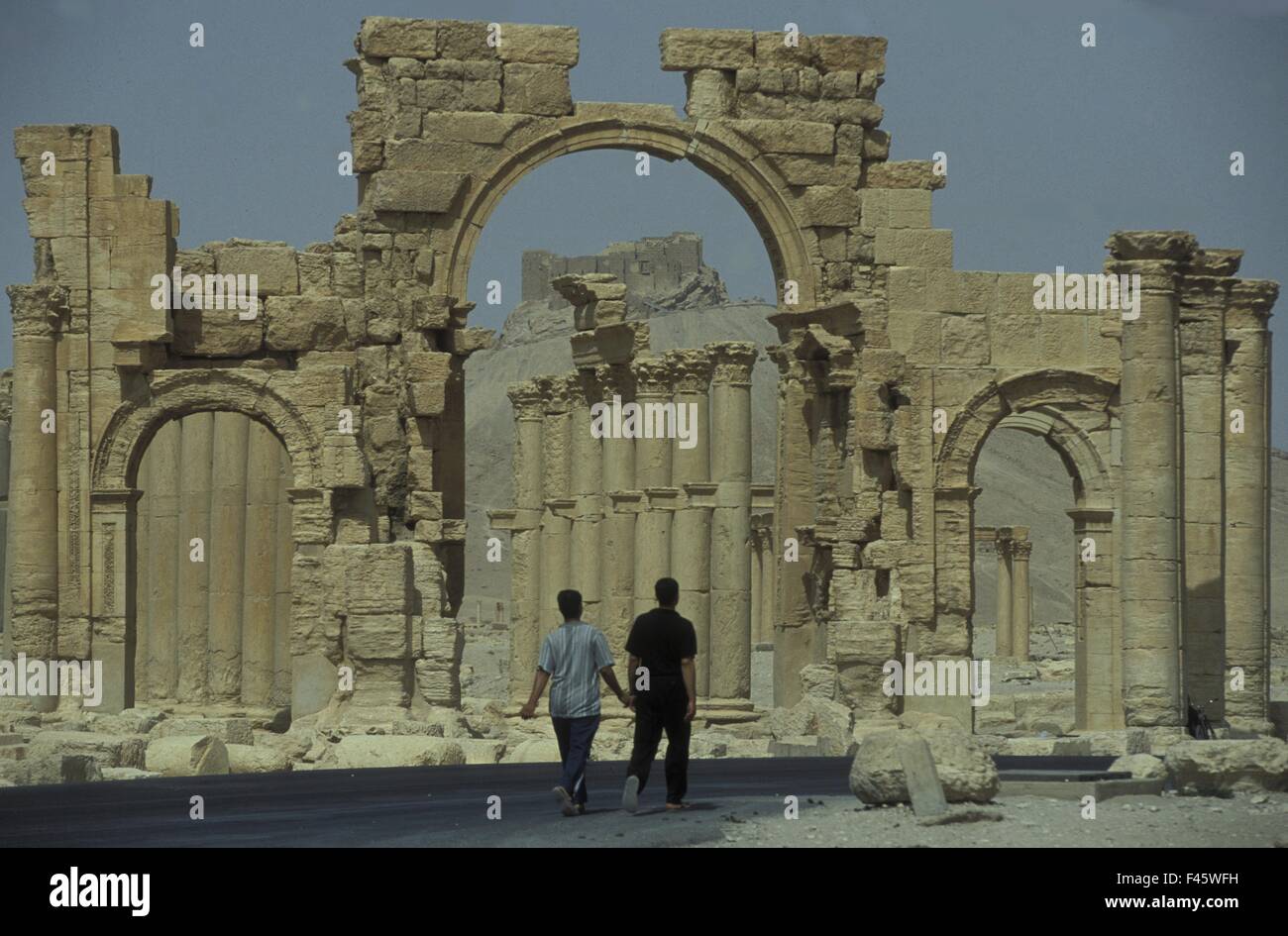 SYRIA PALMYRA ROMAN RUINS Stock Photo - Alamy