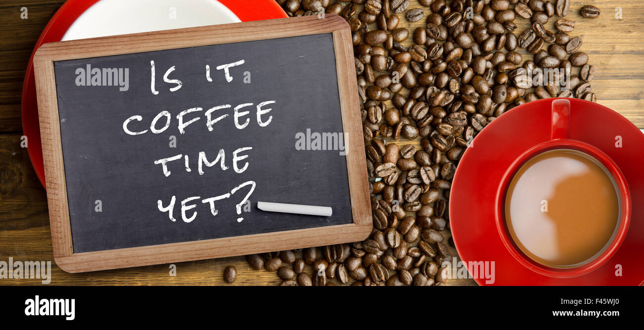 Is it coffee time yet hi-res stock photography and images - Alamy