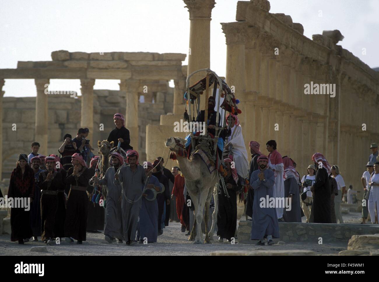 SYRIA PALMYRA ROMAN RUINS Stock Photo - Alamy