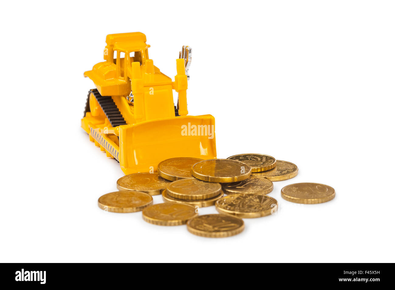 Working bulldozer Cut Out Stock Images & Pictures - Alamy