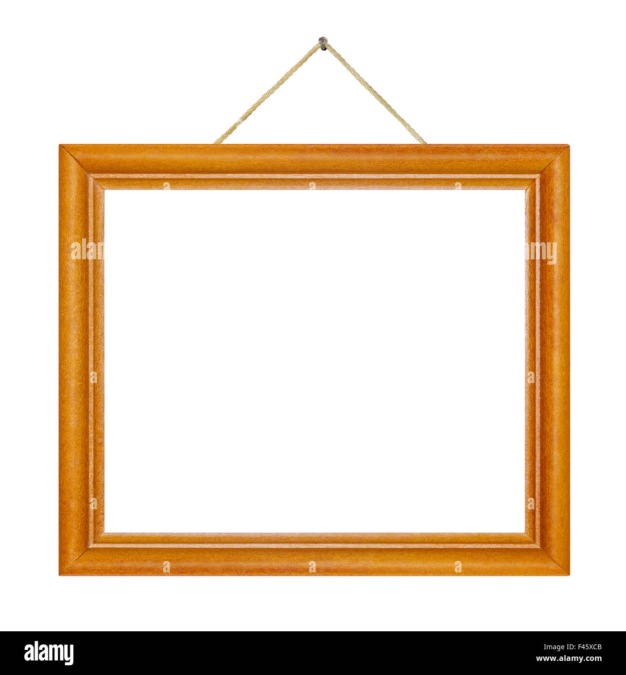 Retro frame on rope Stock Photo - Alamy