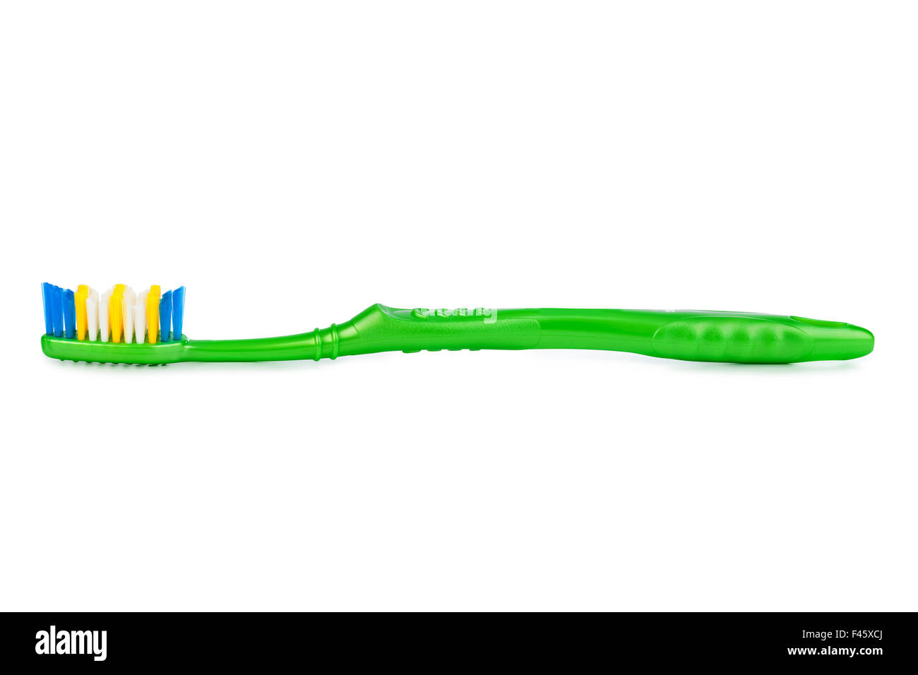 Holding up toothbrush Cut Out Stock Images & Pictures - Alamy