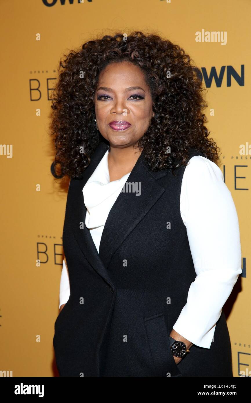 New York, NY, USA. 14th Oct, 2015. Oprah Winfrey at arrivals for OWN ...