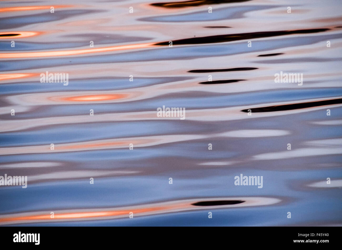 Sunset Water Texture Stock Photo - Alamy