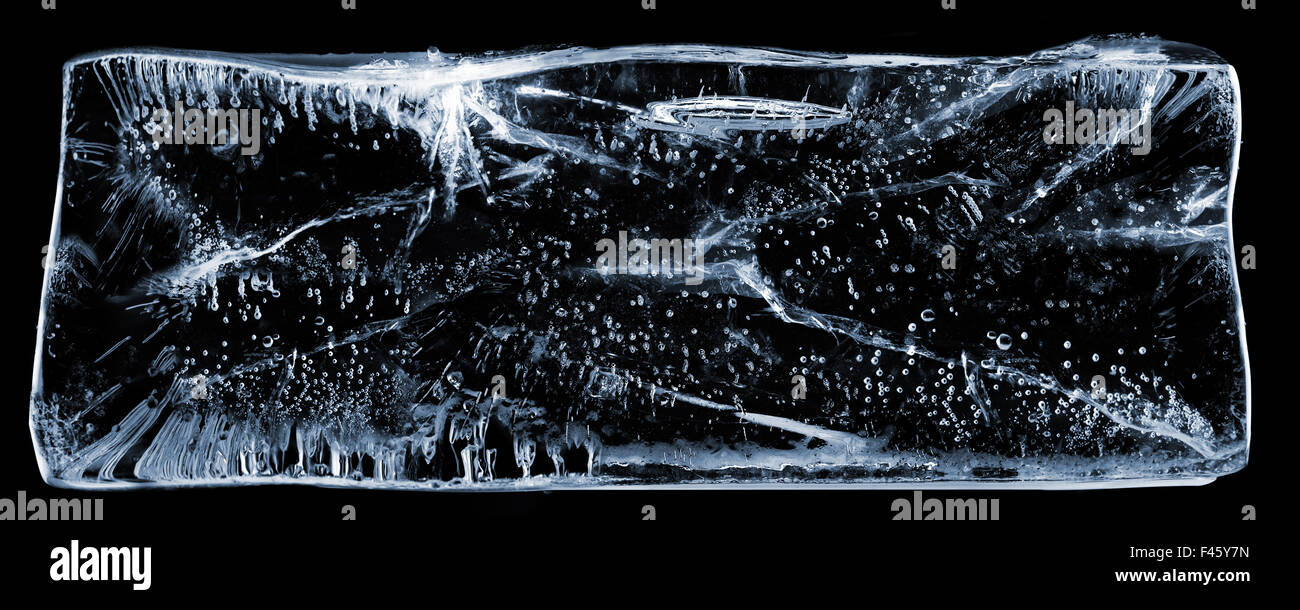 Chunk of Clear Ice Stock Photo - Alamy